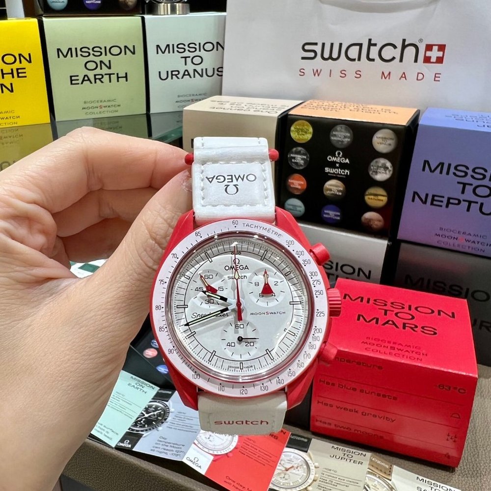 The New Swatch X Omega Mars Watch - Gem
